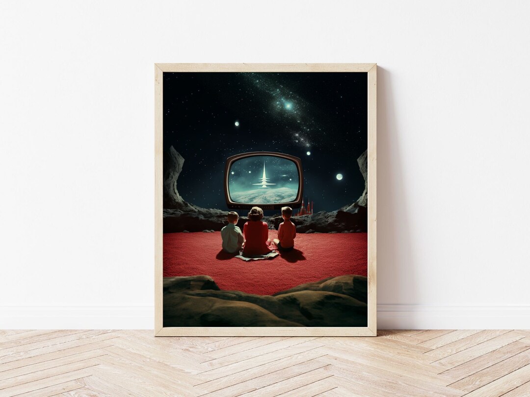Retro Futurism Art - Pulp Art Digital Print | Retro Sci Fi Art | Trippy ...