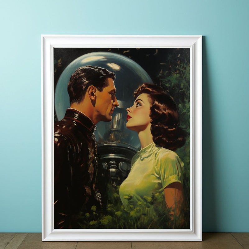 Retro Futurism Painting - Etsy