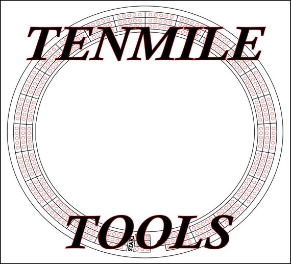 3 Track Round Cribbage Board SVG Template Files | Etsy Canada