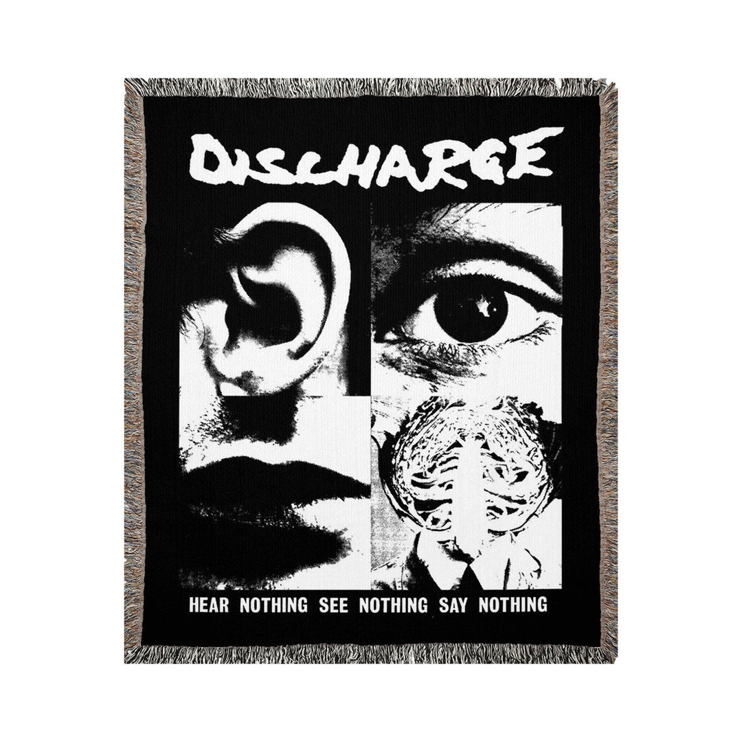 DISCHARGE Woven Blanket - Etsy