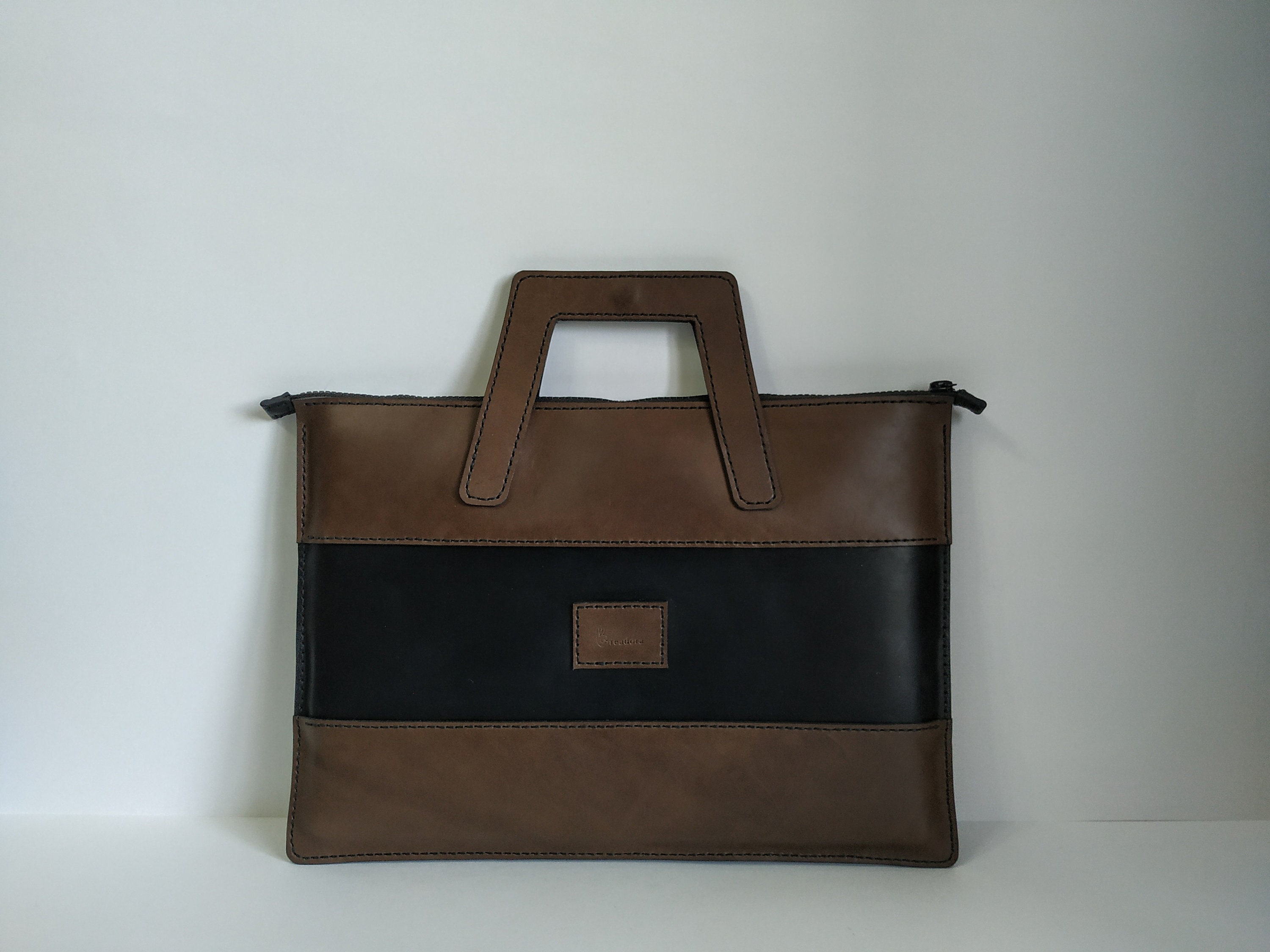 Handgemachte Ledertasche, Laptoptasche, Laptoptasche, Damen Ledertasche ...