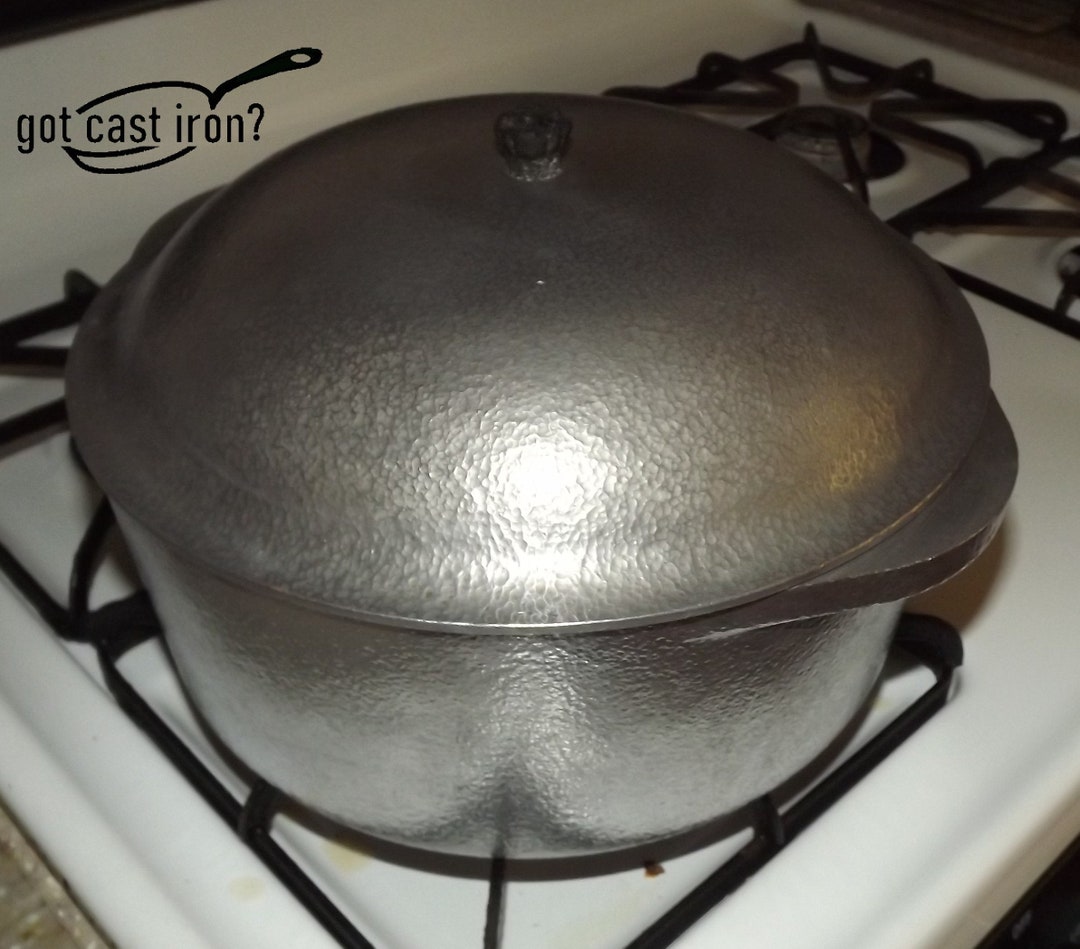 Hammered Club Aluminum 4 1/2 Quart Cast Aluminum Pot With Lid ][ Item ...
