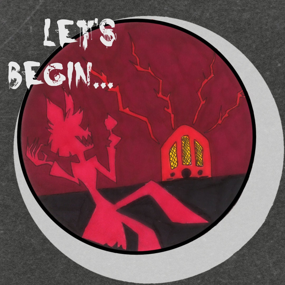 Stayed Gone- Alastor Keychain (hazbin Hotel) - Etsy