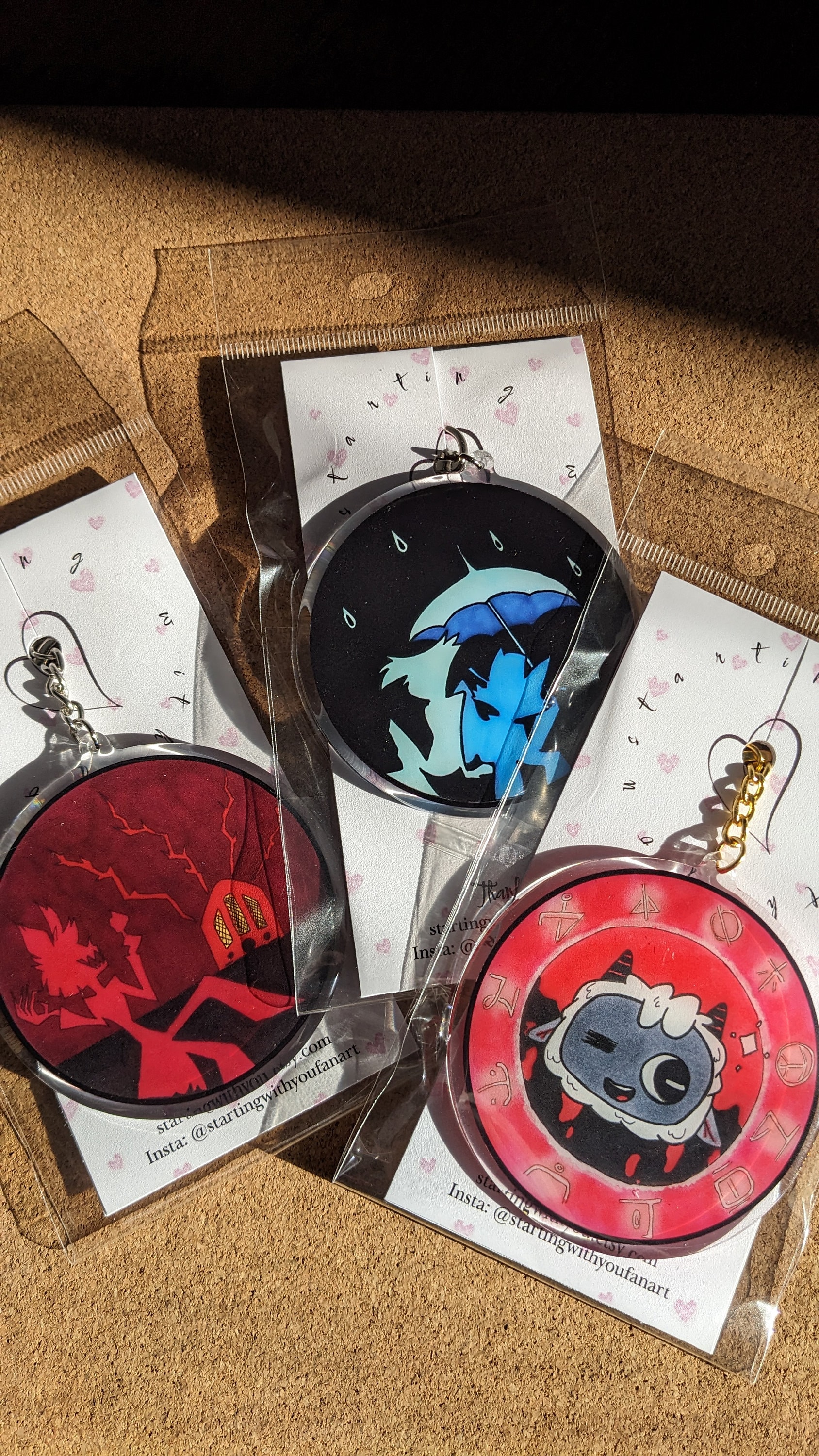 Stayed Gone- Alastor Keychain (hazbin Hotel) - Etsy
