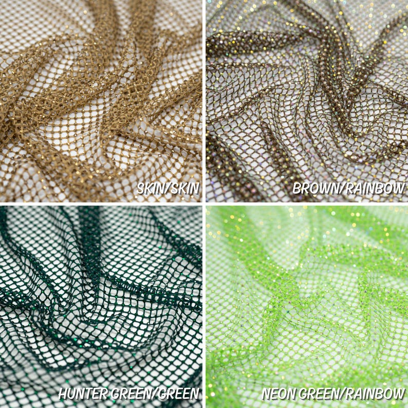Enigma Diamond Fishnet Fabric | Blue Moon Fabrics - Etsy