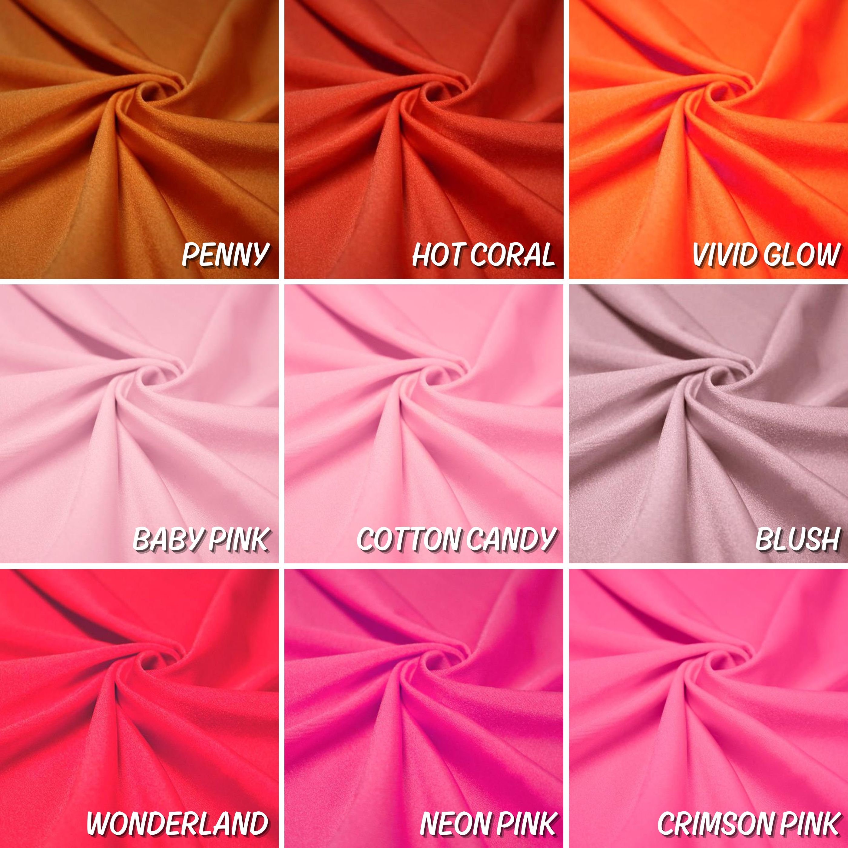 Shiny Nylon Spandex Fabric | Blue Moon Fabrics - Etsy