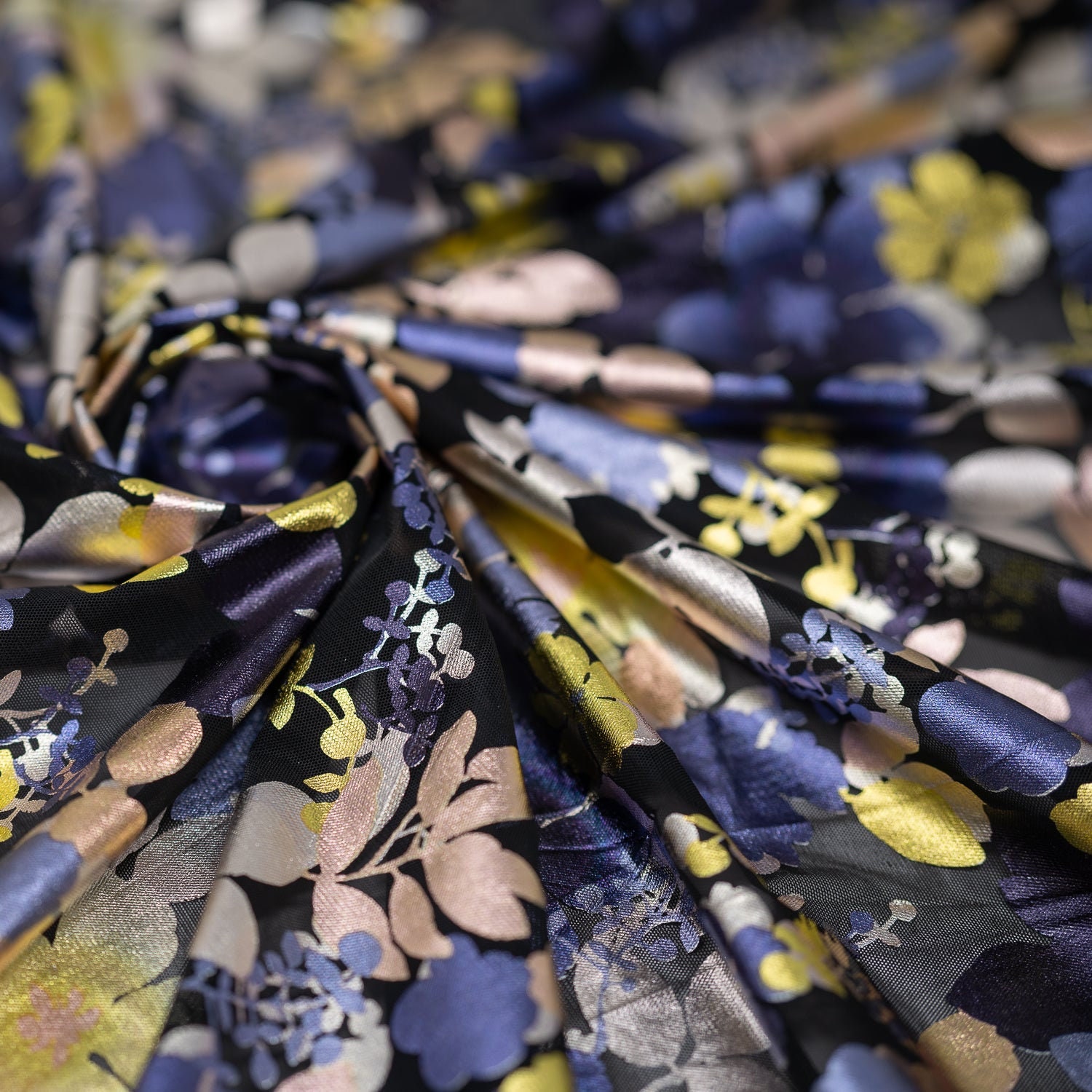 Blue Moon Print Fabric