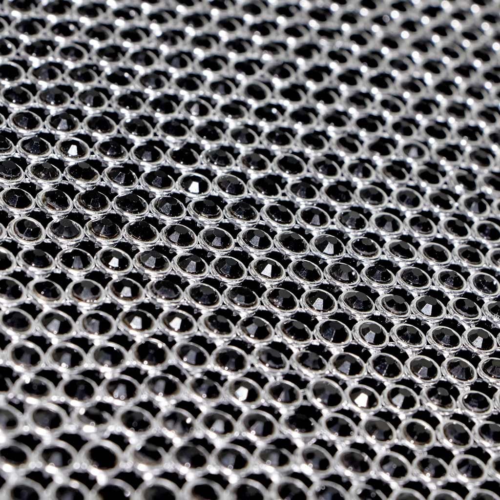 Rhinestone Aluminum Scale Mesh Fabric | Blue Moon Fabrics - Etsy