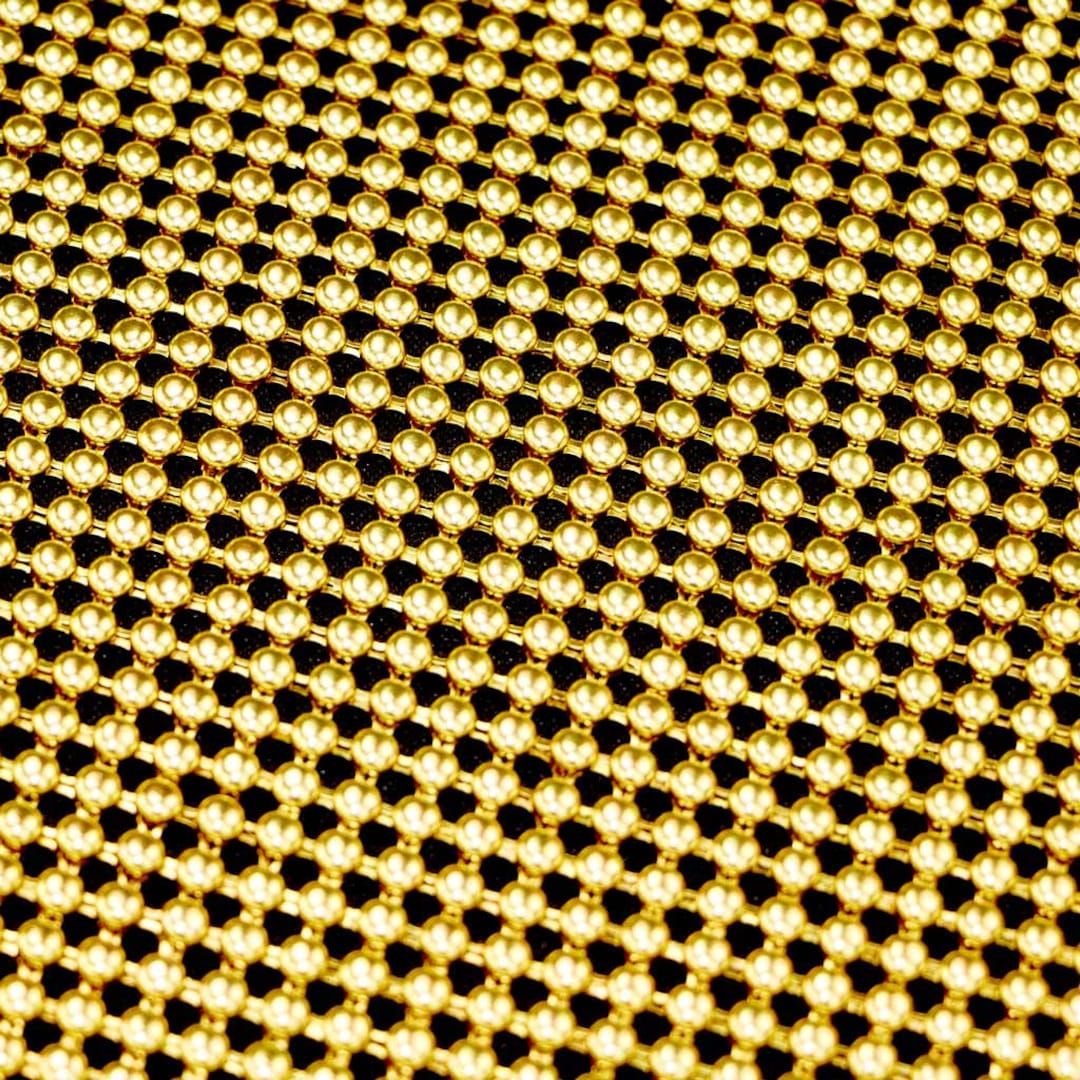 Rounded Aluminum Scale Mesh | Blue Moon Fabrics - Etsy UK