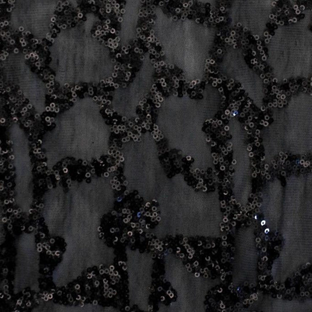 Toni Stretch Mesh Sequin | Blue Moon Fabrics - Etsy