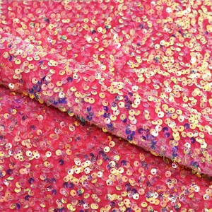 Sanibel Seashell Stretch Velvet Sequin Fabric Blue Moon Fabrics - Etsy