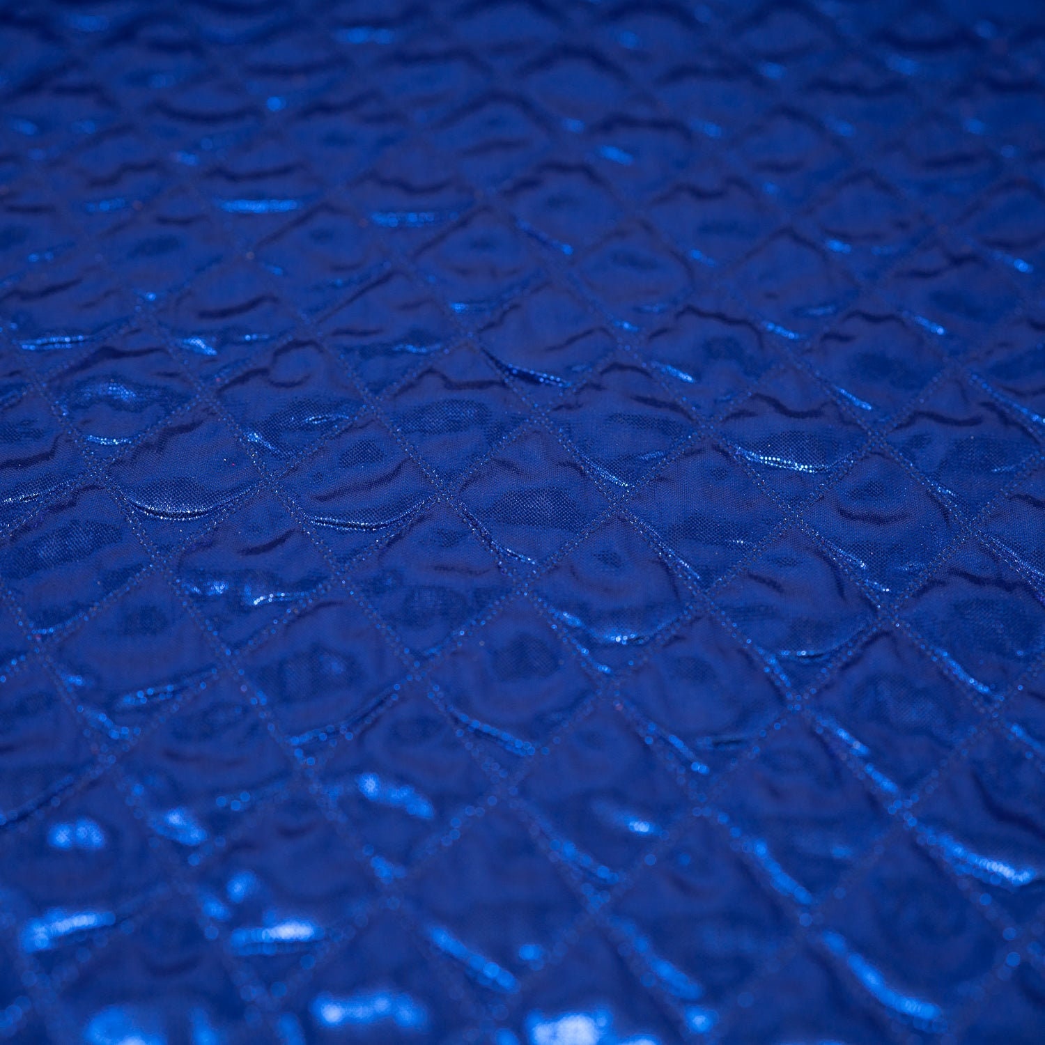 Betty Embossed Metallic Polyester Fabric Blue Moon Fabrics - Etsy