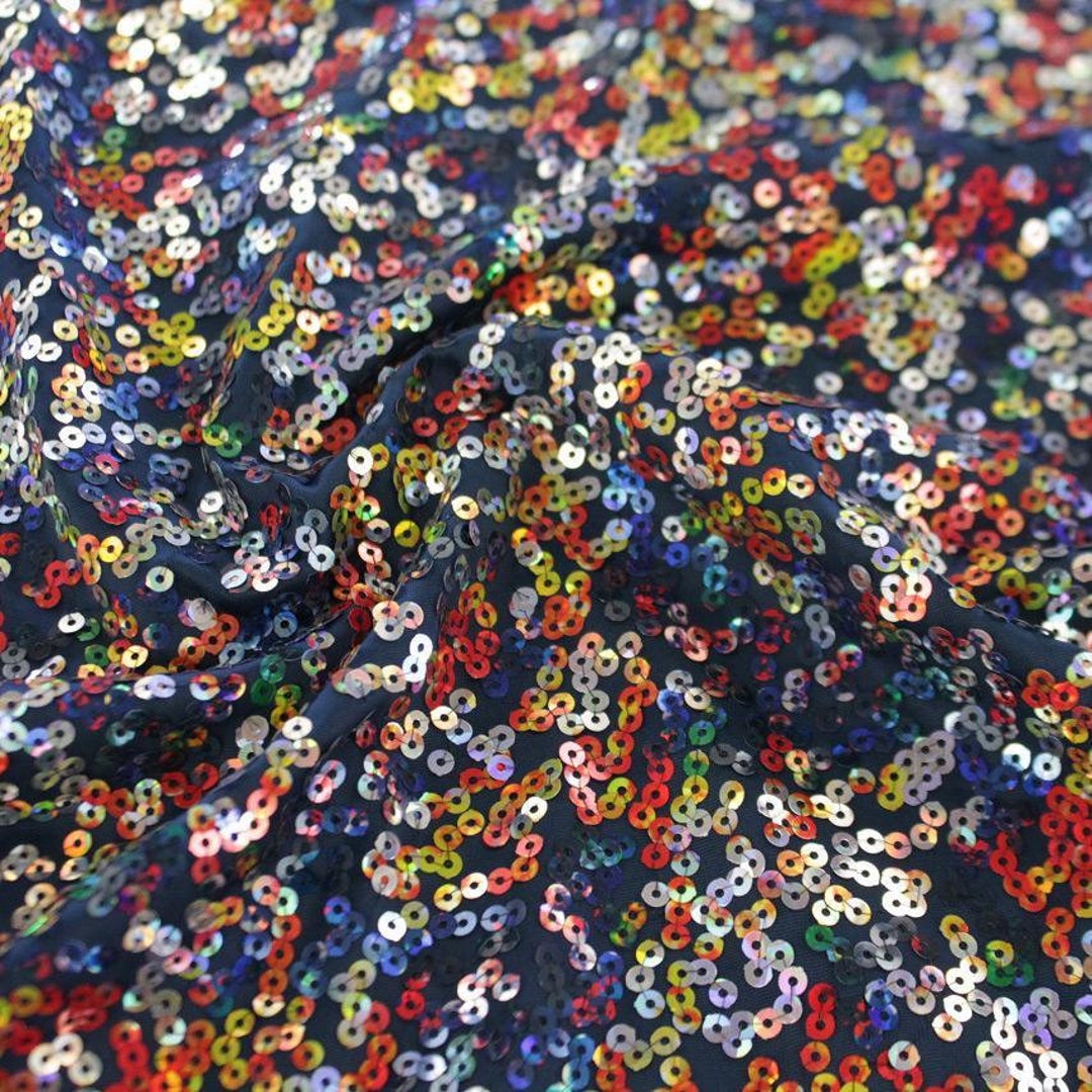 Skittles Spandex Sequin | Blue Moon Fabrics - Etsy
