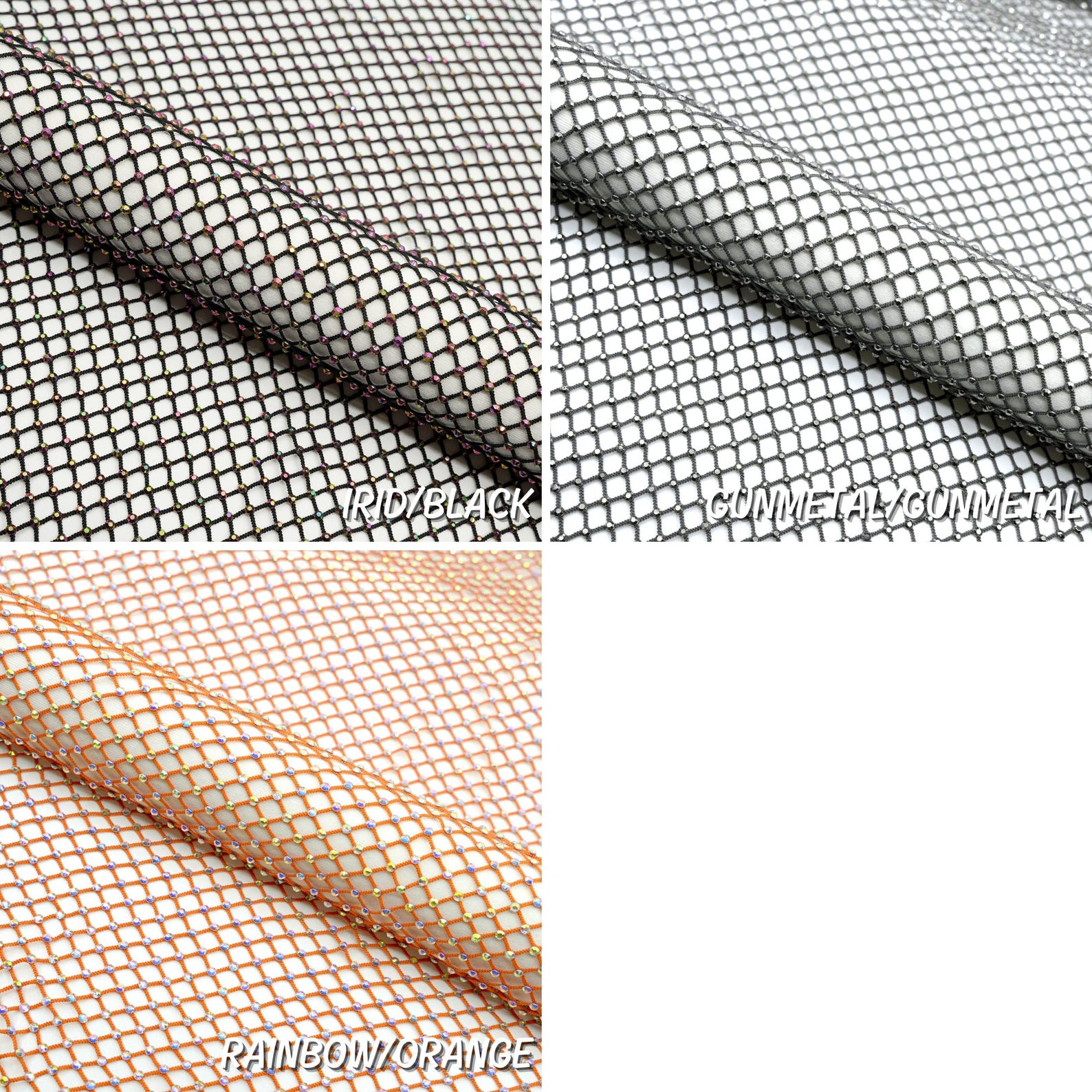 Enigma Diamond Fishnet Fabric | Blue Moon Fabrics - Etsy