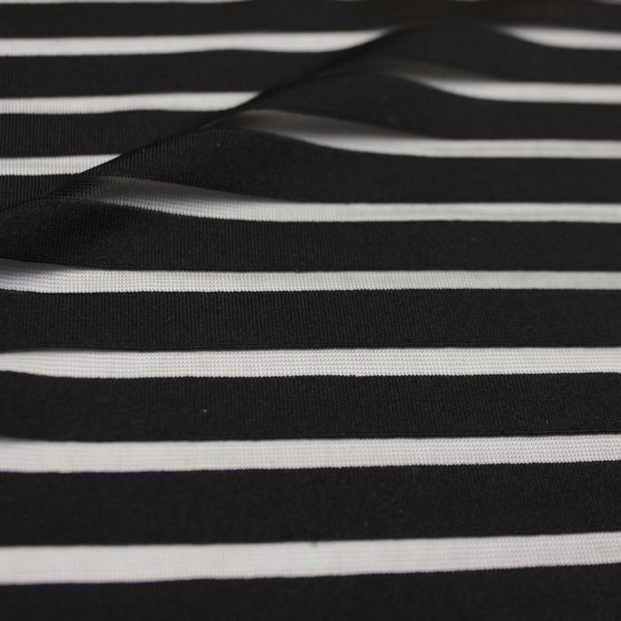 Striped Stretch Mesh Fabric | Blue Moon Fabrics - Etsy
