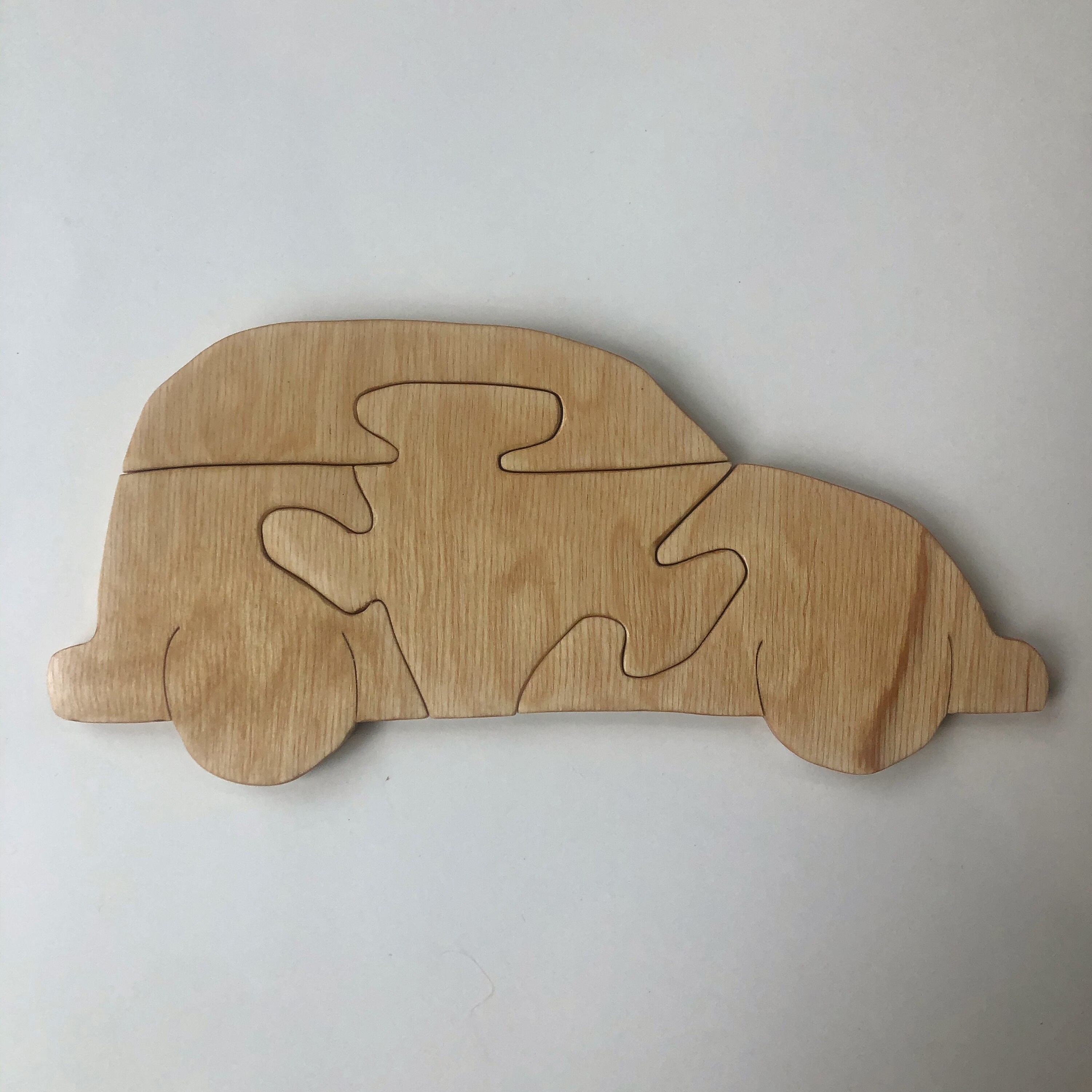 Car Kids Wood Puzzle - Etsy