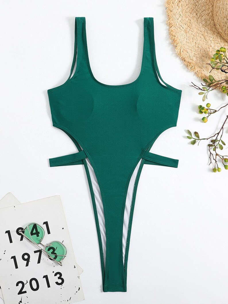 Sexy Extreme String High Cut Female Swimwear One Piece - Etsy Australia