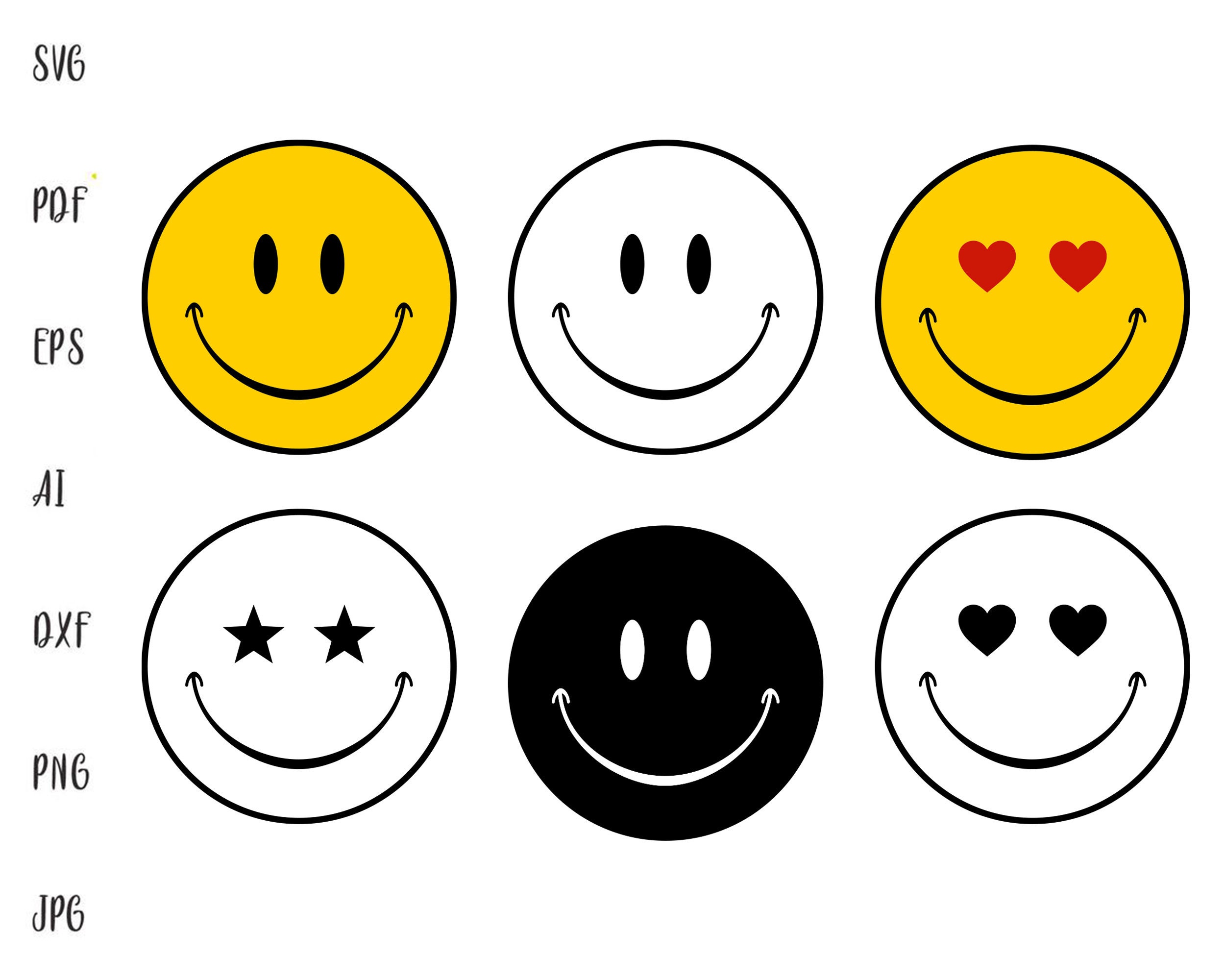 Card Making & Stationery Craft Supplies & Tools Emoticons SVG File ...