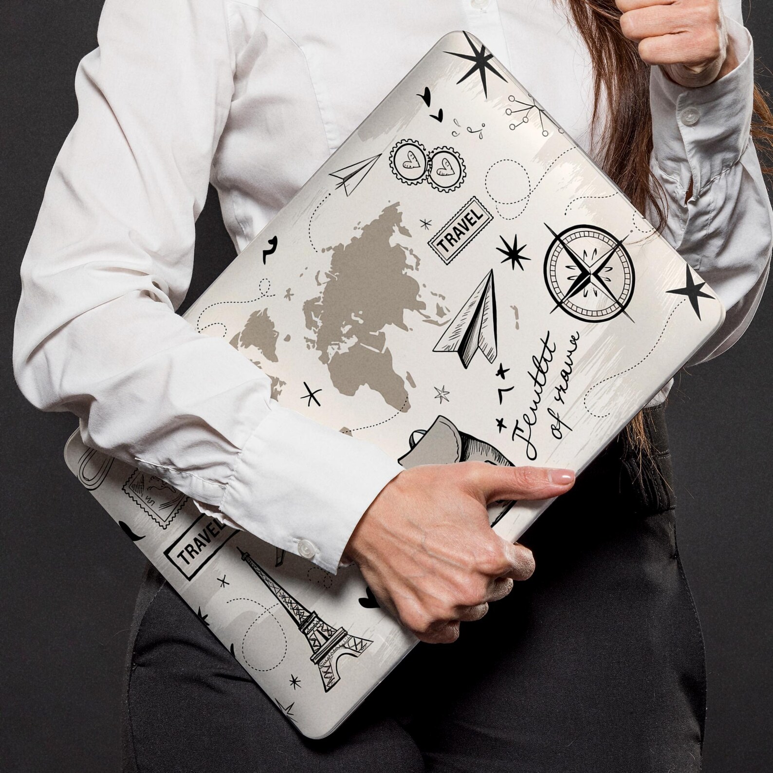 World Map MacBook Case: Adventure Travel Design - Etsy