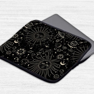 Space Laptop Sleeve Planets Laptop Bag Moon Laptop Sleeve 12 Inch ...