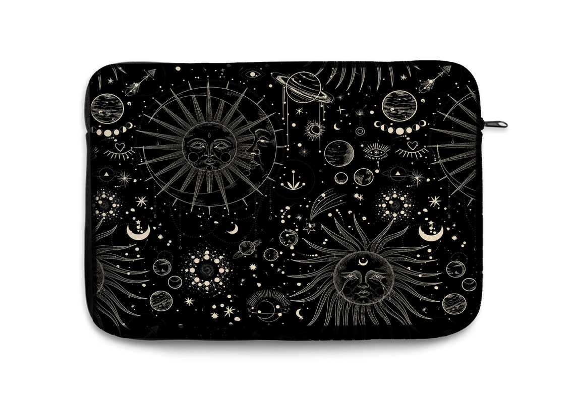 Space Laptop Sleeve Planets Laptop Bag Moon Laptop Sleeve 12 - Etsy