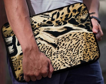 Leopard Print Laptop Bag - Etsy