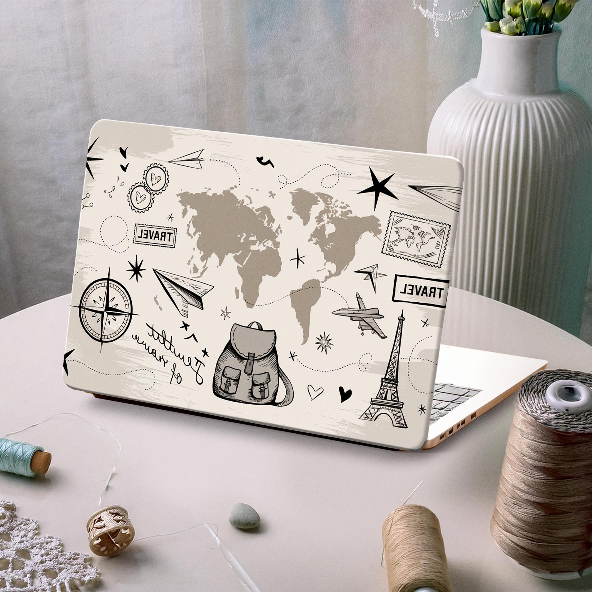 World Map MacBook Case: Adventure Travel Design - Etsy