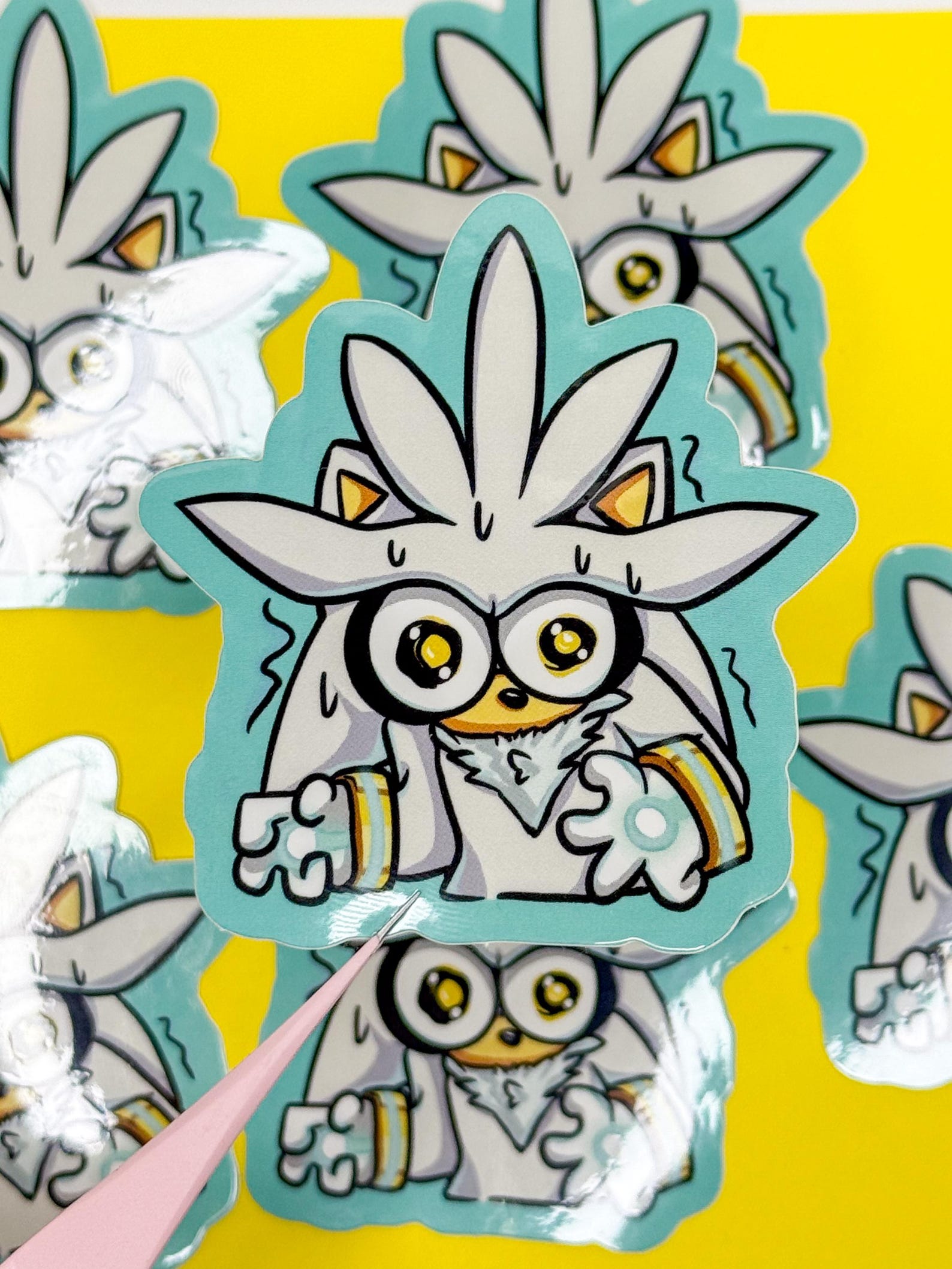 Shadow, Sonic & Silver the Hedgehog Hedgehog Goofy Meme Stickers - Etsy
