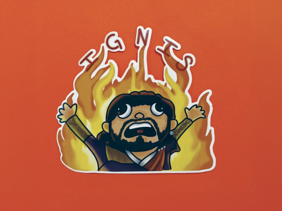 BG3 Gale Dekarios ignis Elmo Meme Sticker - Etsy