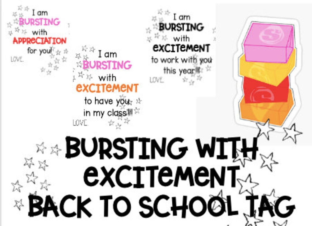 Bursting With Excitement to Have You in My Class, to Work With You ...