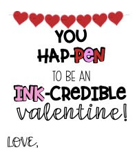 Ink-credible Valentine: Pen Valentine Cards - Etsy Canada