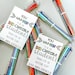 End of Year Pen Gift Tag: Ink-credible Student/teacher (digital ...