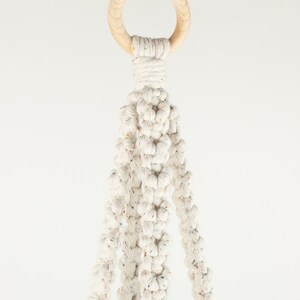 Macrame Plant Hanger TARA With Tassels, Recycled Cotton - Etsy