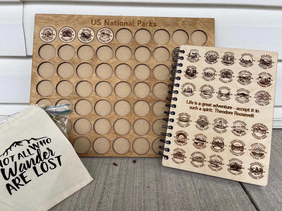 Celebrate Our NATONAL PARKS With Personalized/custom Laser Engraved ...