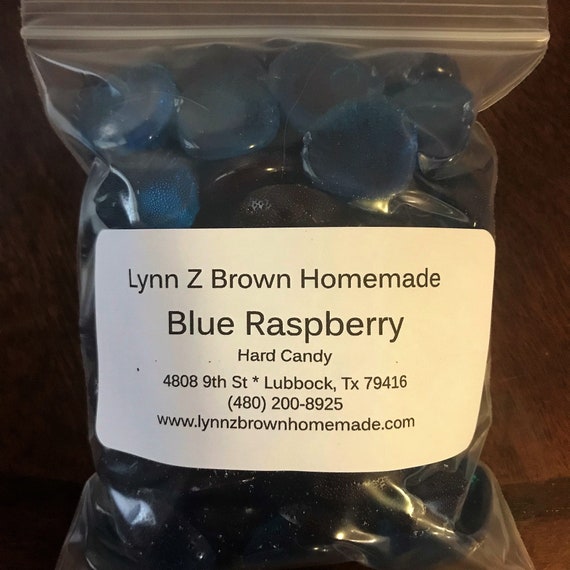 Blue Raspberry Hard Candy Homemade | Etsy