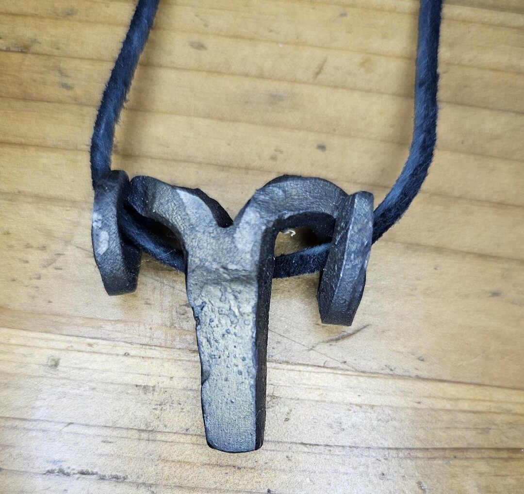 Ram's Head Pendant - Etsy