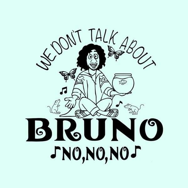 We Don't Talk About Bruno Svg - Etsy