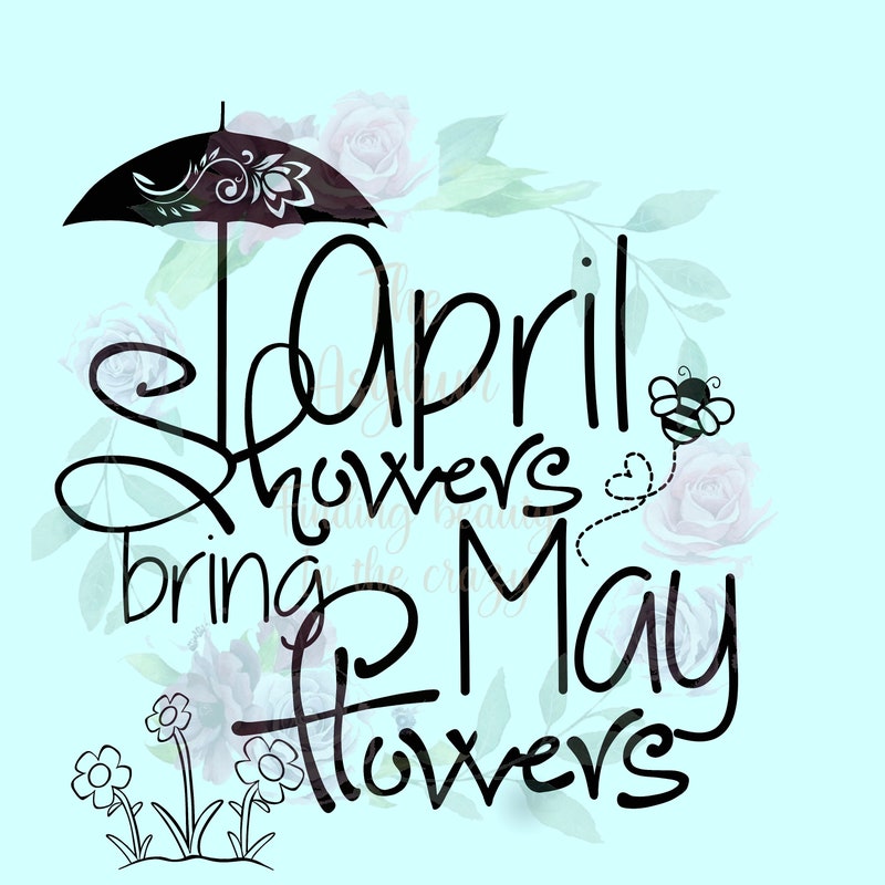April Shower Clipart - Etsy