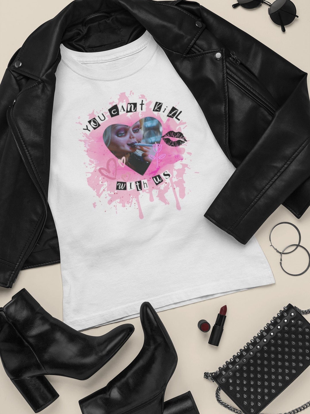 You Can't Sit With Us,halloween Gift,halloween Shirt,tiff Valentine ...