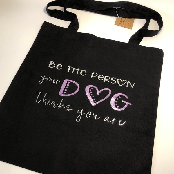 Funny Dog Tote Bag - Etsy