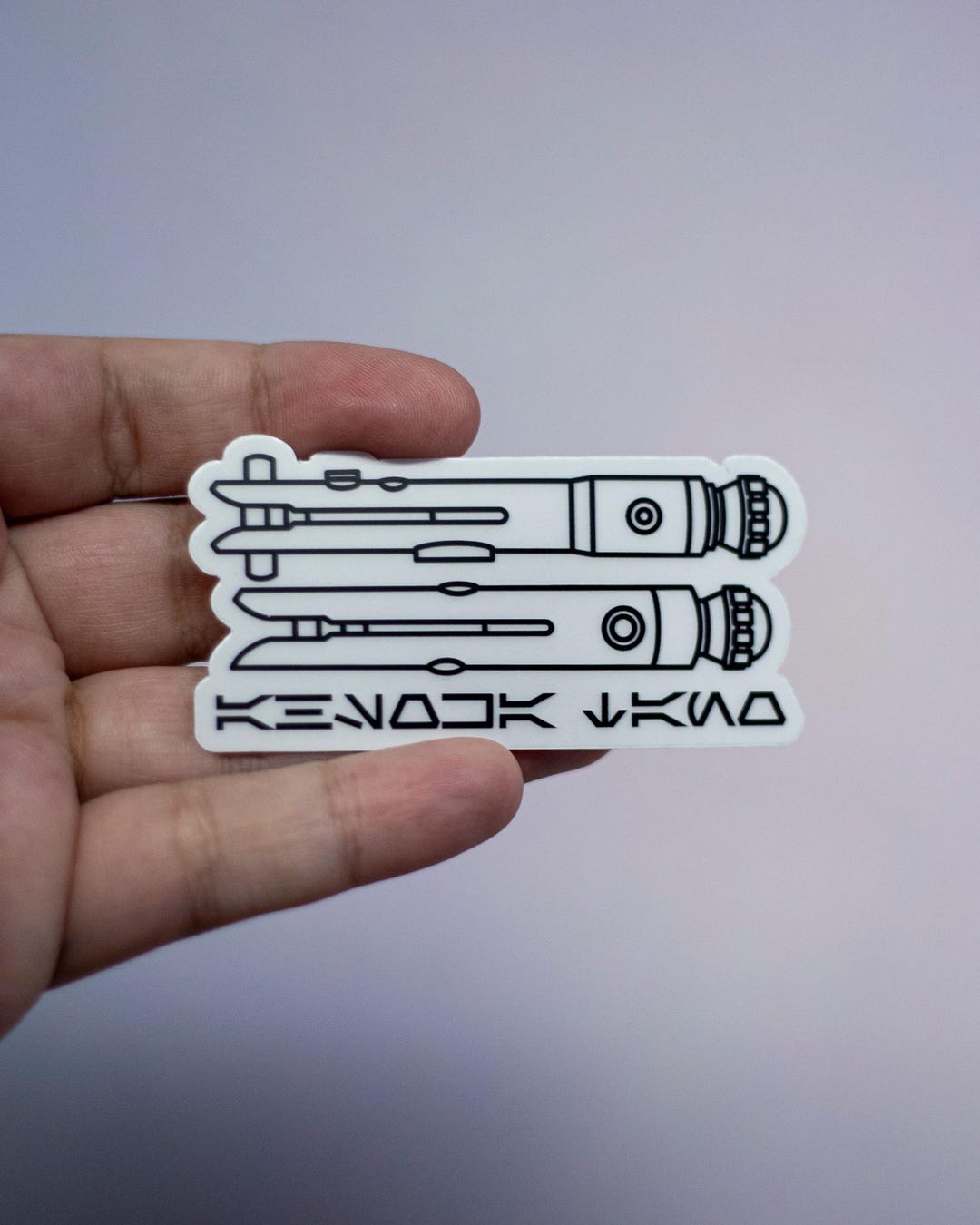 Padawan Snips Ahsoka Tano Lightsaber Sticker - Etsy