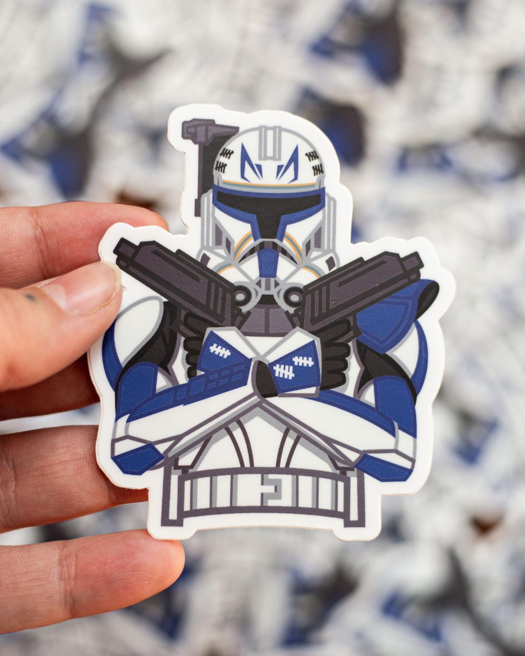 Captain Rex Clone Wars Sticker - Etsy