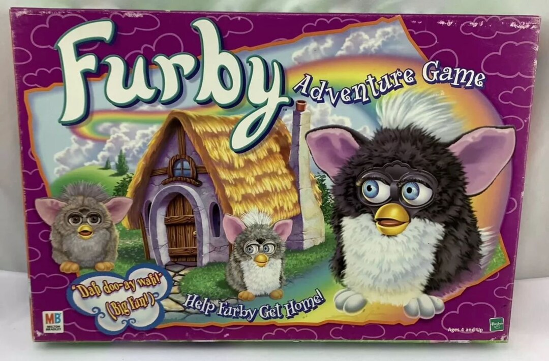 Furby Adventure Game by Milton Bradley 1999 Complete/very Good ...