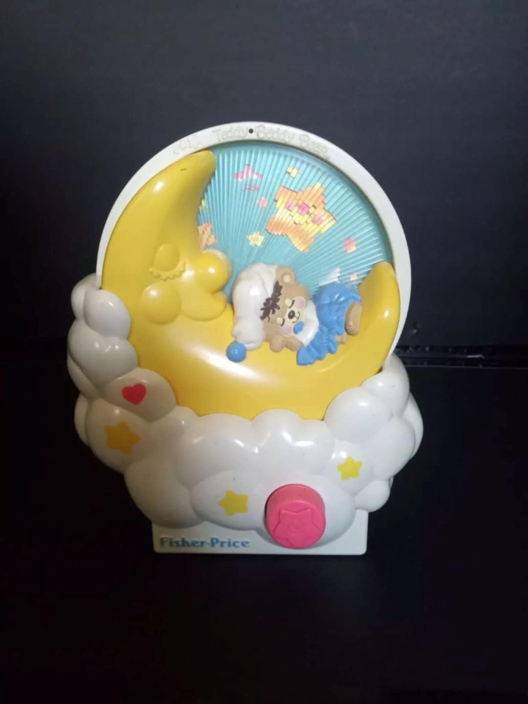 Vintage 1985 Fisher Price Teddy Beddy Bear Musical Wind-up Crib Toy - Etsy