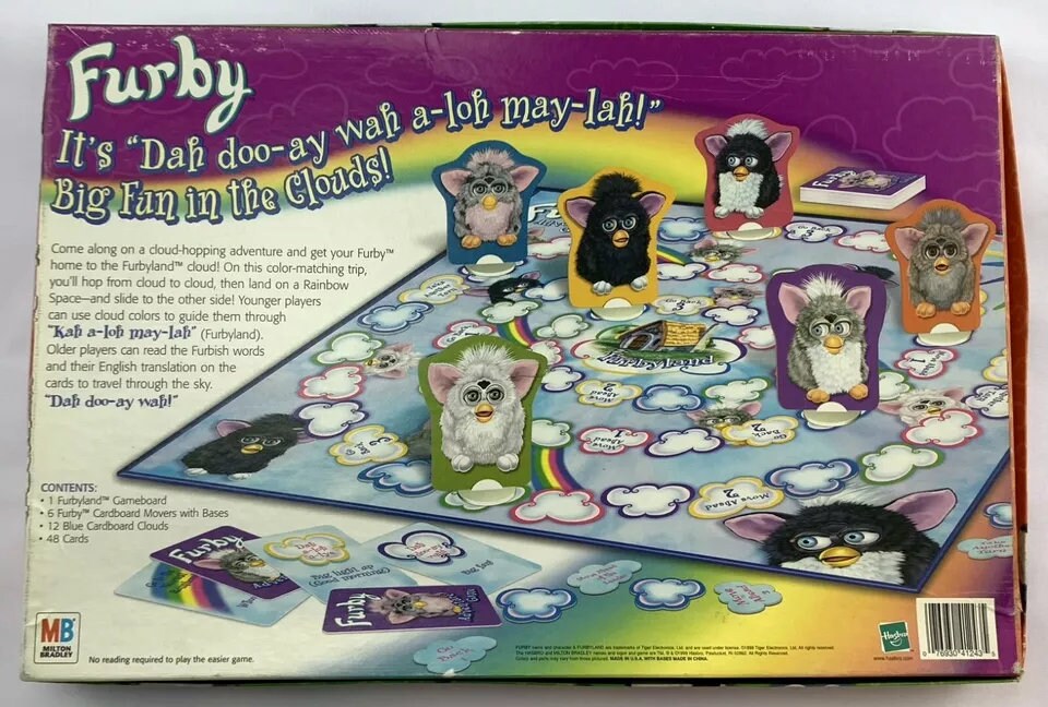 Furby Adventure Game by Milton Bradley 1999 Complete/very Good ...
