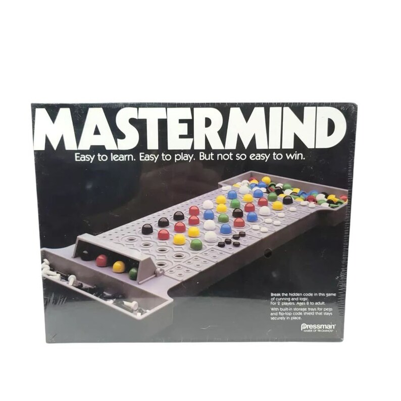 Vintage 1981 Mastermind Board Game by Pressman - Etsy