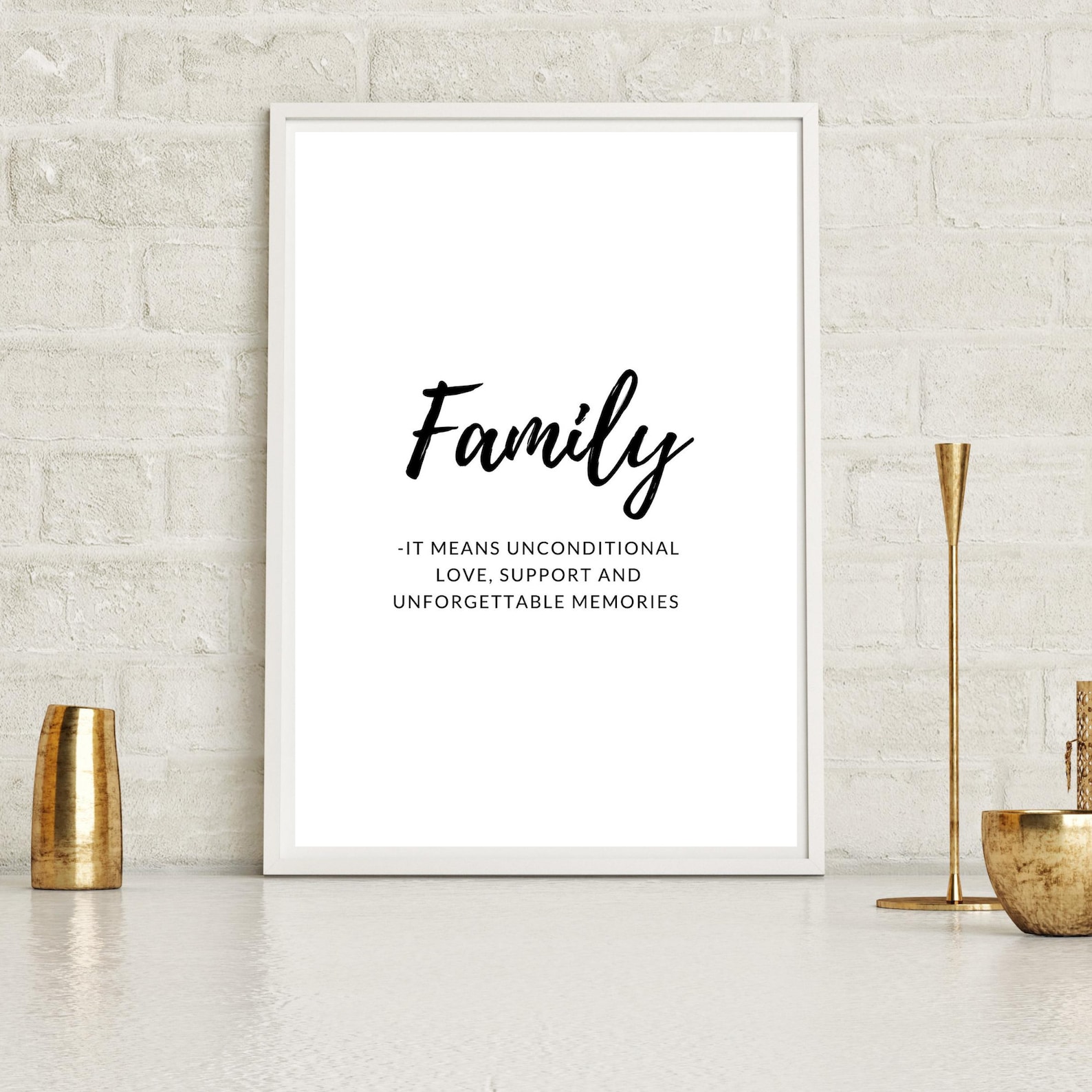 Family love wall art artisticallines family quote Quotes | Etsy