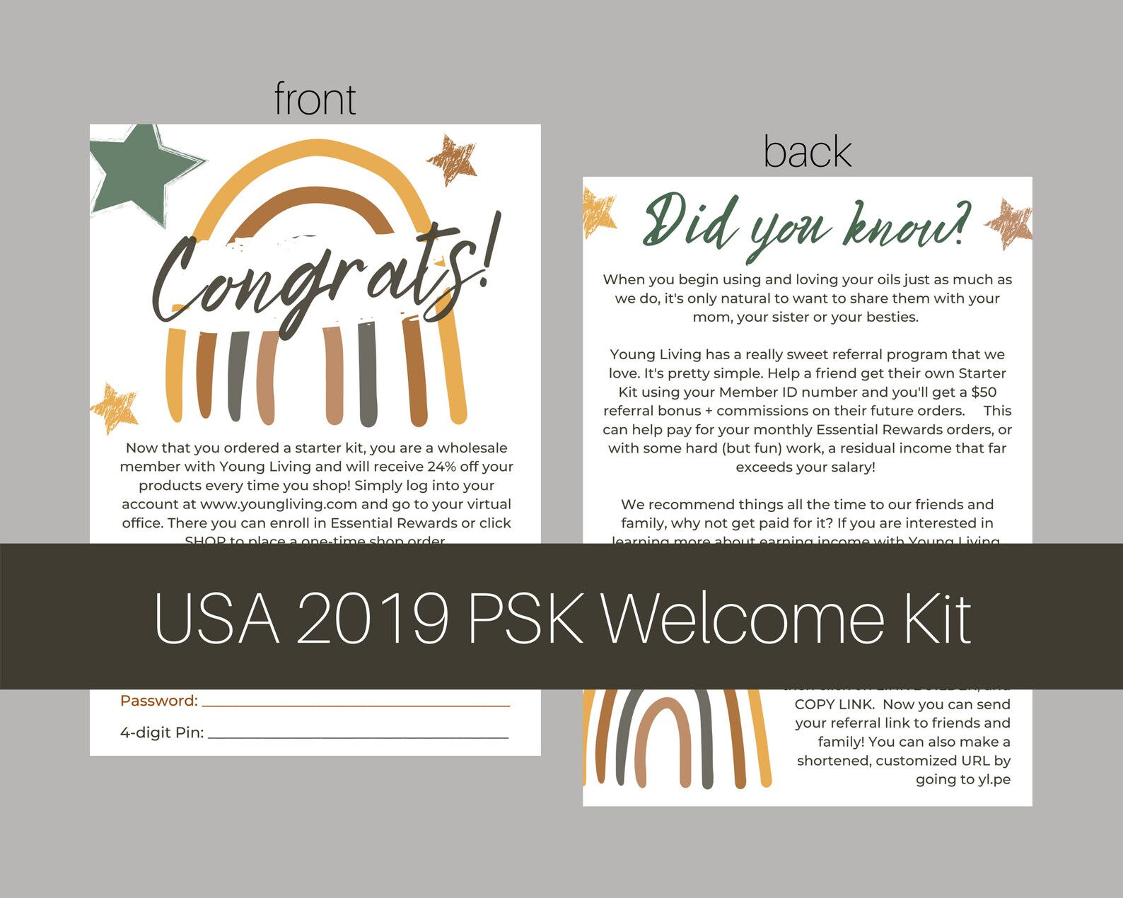 New Member Kit | Young Living PSK | Essential Oil Welcome Package ...