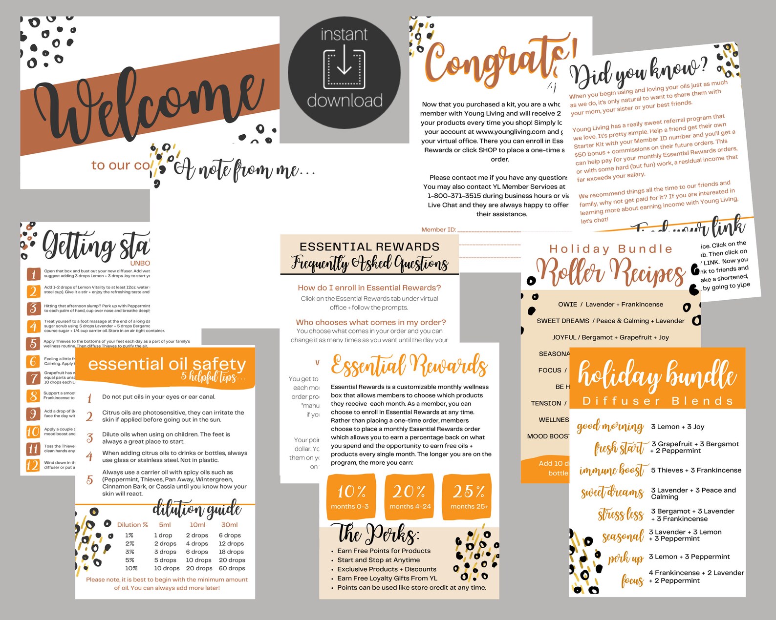 Holiday Starter Bundle | New Member Kit | Young Living | Essential Oil ...