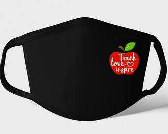 Teacher Face Mask | Etsy
